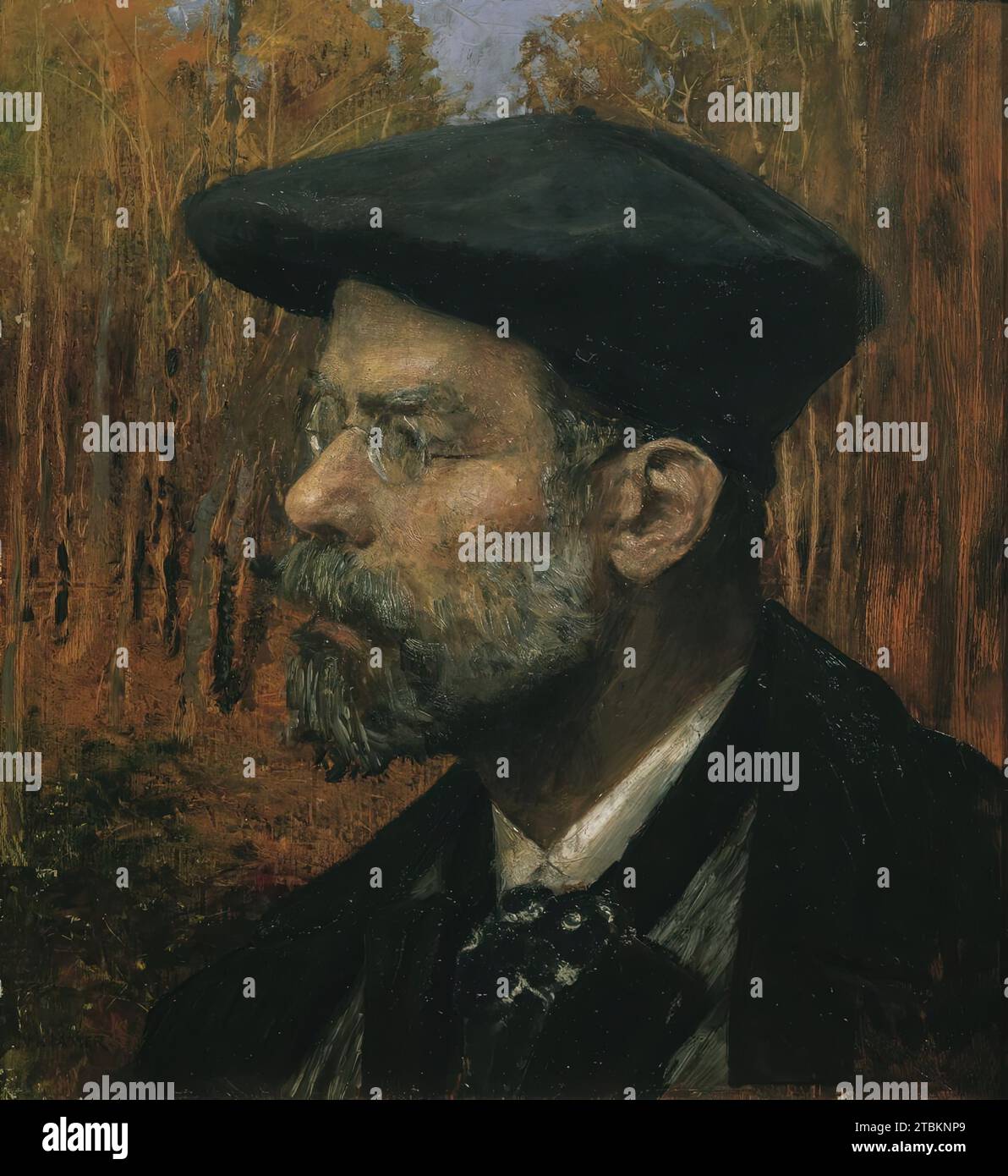 The Painter Theodor von Hormann, 1896 Stock Photo - Alamy