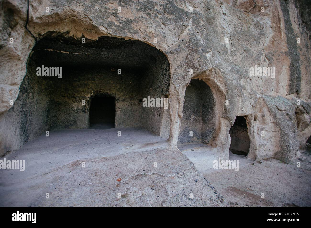 Inside Vardzia cave monastery in Georgia Stock Photo - Alamy