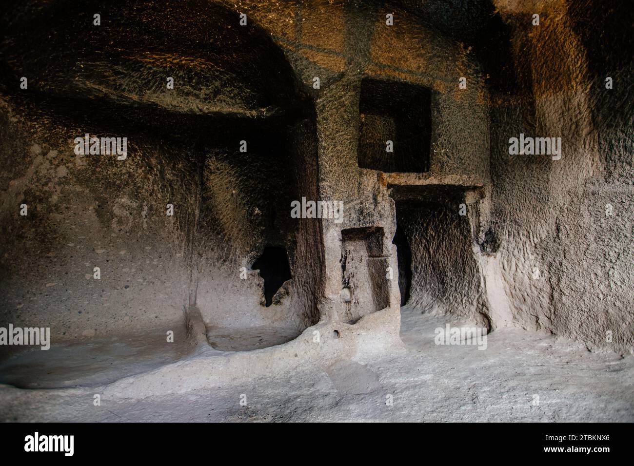 Chalk cave monastery hi-res stock photography and images - Alamy