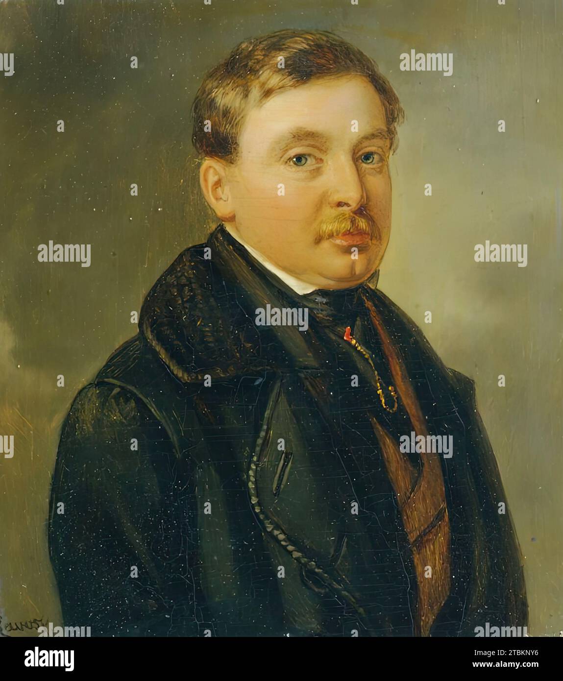 The Painter Josef Feid, undated. (c1840s Stock Photo - Alamy