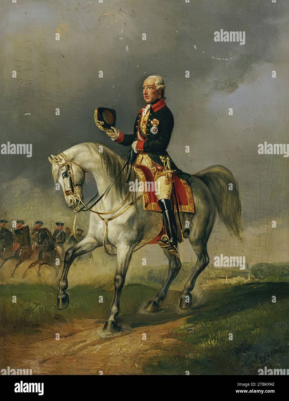 Man riding horse 1850s hi-res stock photography and images - Alamy