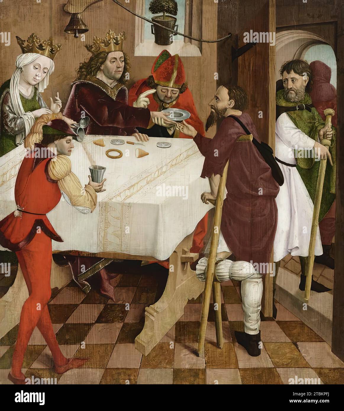 Giving alms painting hi-res stock photography and images - Alamy