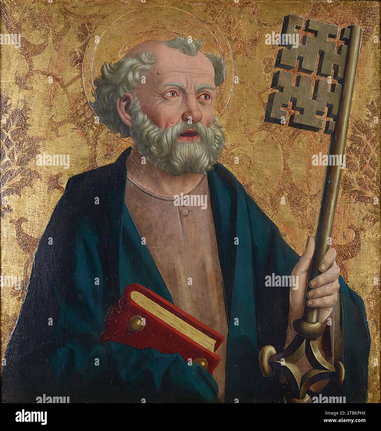 St peter with bible and key hi-res stock photography and images - Alamy