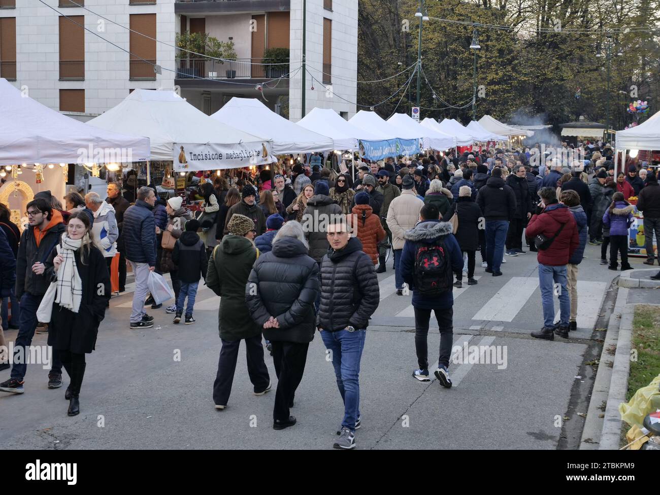 Milan, . 07th Dec, 2023. Great success with many people on the first ...