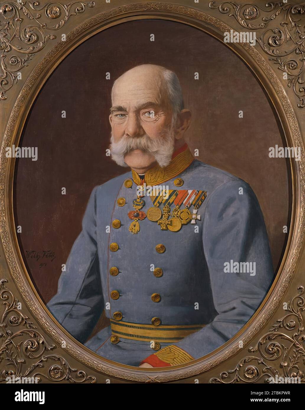 Emperor Franz Joseph I, 1914 Stock Photo - Alamy