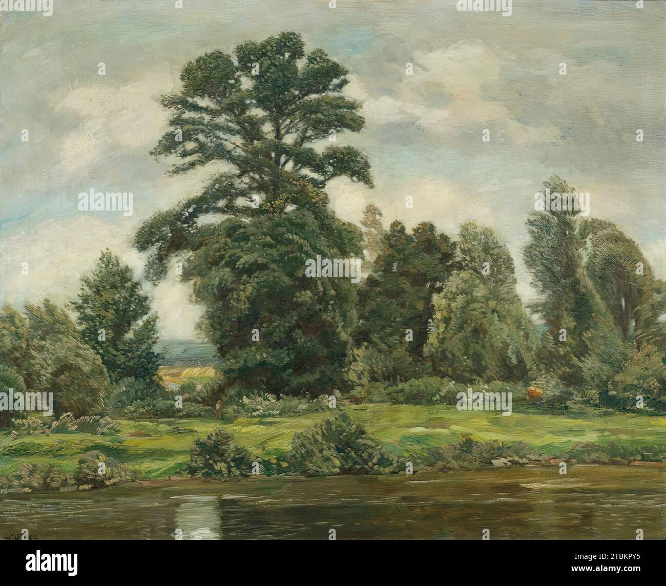 March Landscape, undated. (c1920s Stock Photo - Alamy