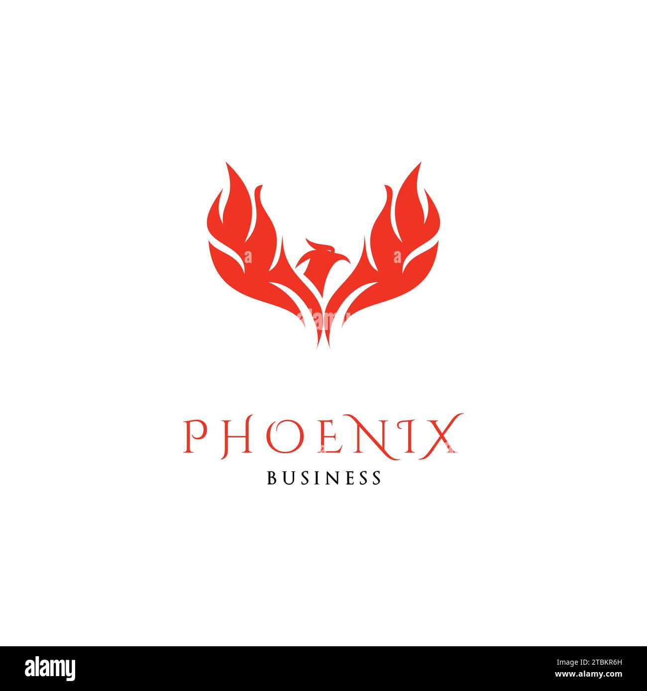Phoenix Icon Logo Design Template Stock Vector Image & Art - Alamy