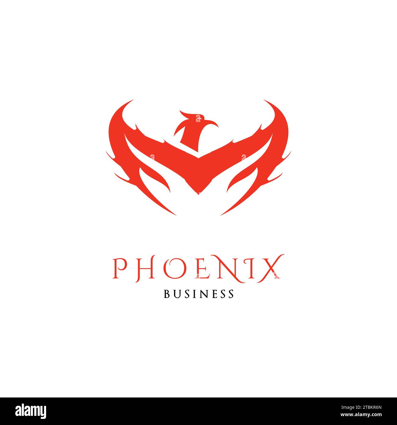 Phoenix Icon Logo Design Template Stock Vector Image & Art - Alamy