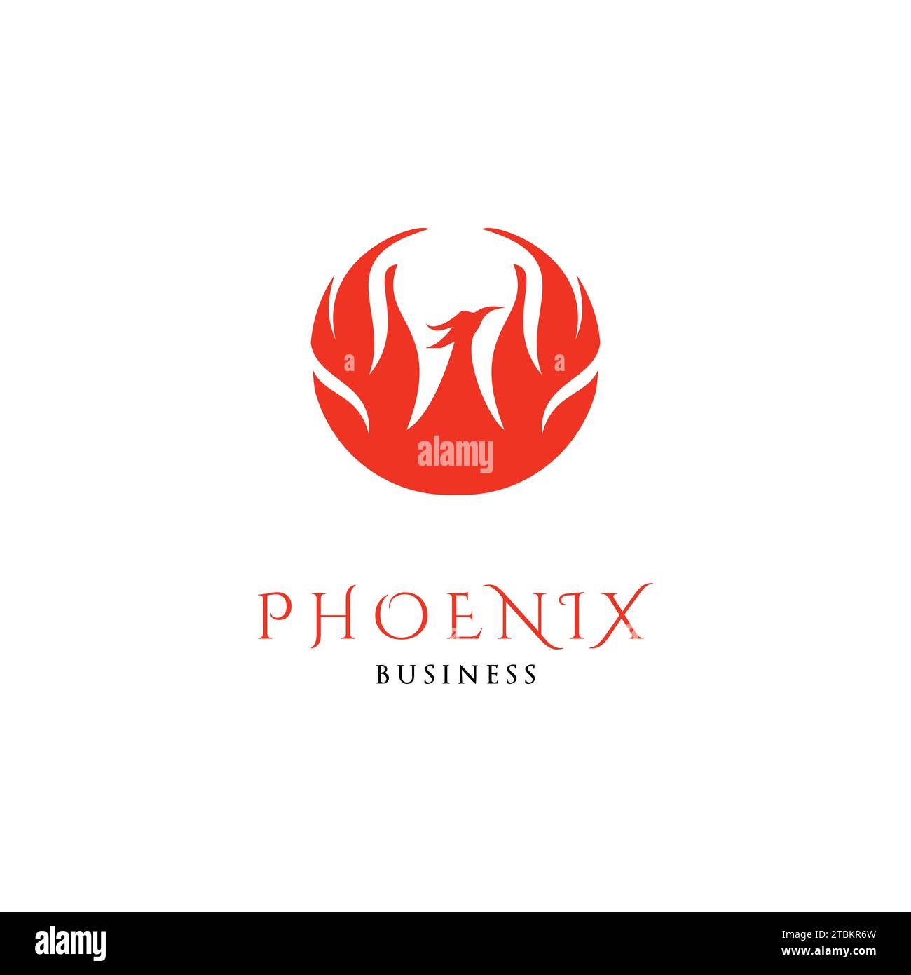 Phoenix Icon Logo Design Template Stock Vector Image & Art - Alamy