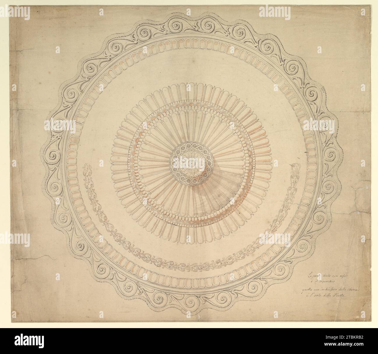 Design for a Porcelain Plate 1966 by Giovanni Larciani ("Master of the ...