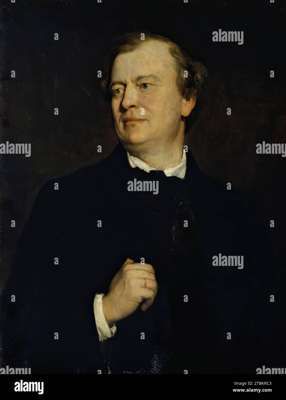 The actor Julius Findeisen, 1857 Stock Photo - Alamy