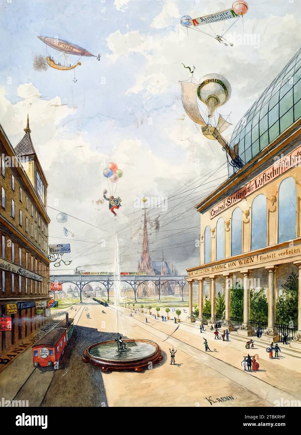 Futuristic vienna city train hi-res stock photography and images - Alamy