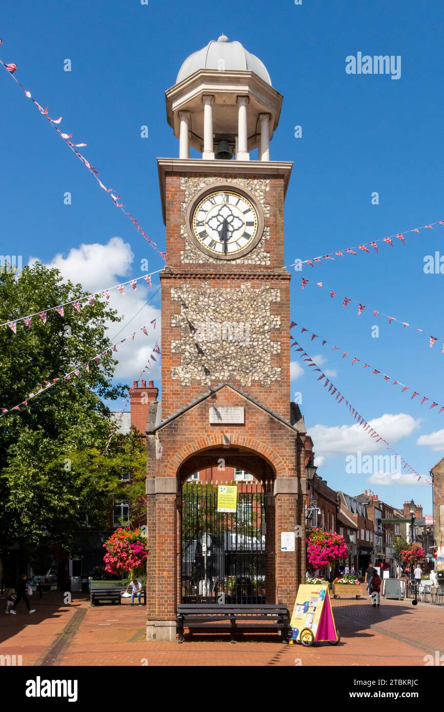 The Clock Tower, Market Square, Chesham, Buckinghamshire, England, UK ...