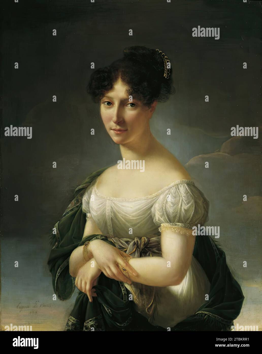 Painting eye woman portrait historical hi-res stock photography and ...