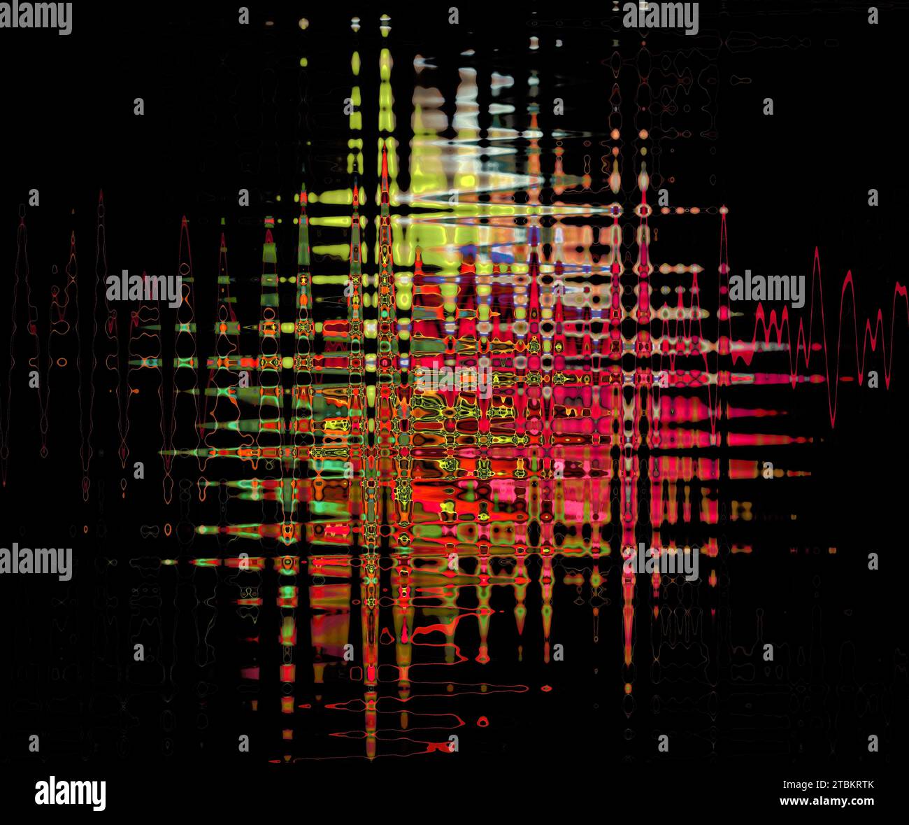 complex fractal image, vibrant digital art, colourful concept, abstract ...