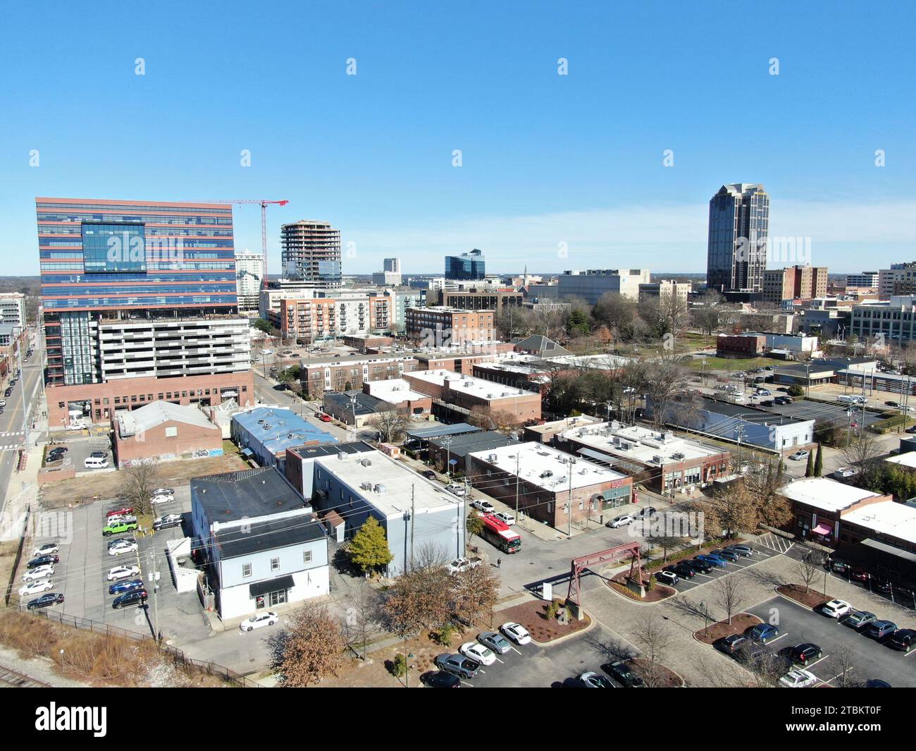 Drone photos of Raleigh North Carolina Stock Photo - Alamy