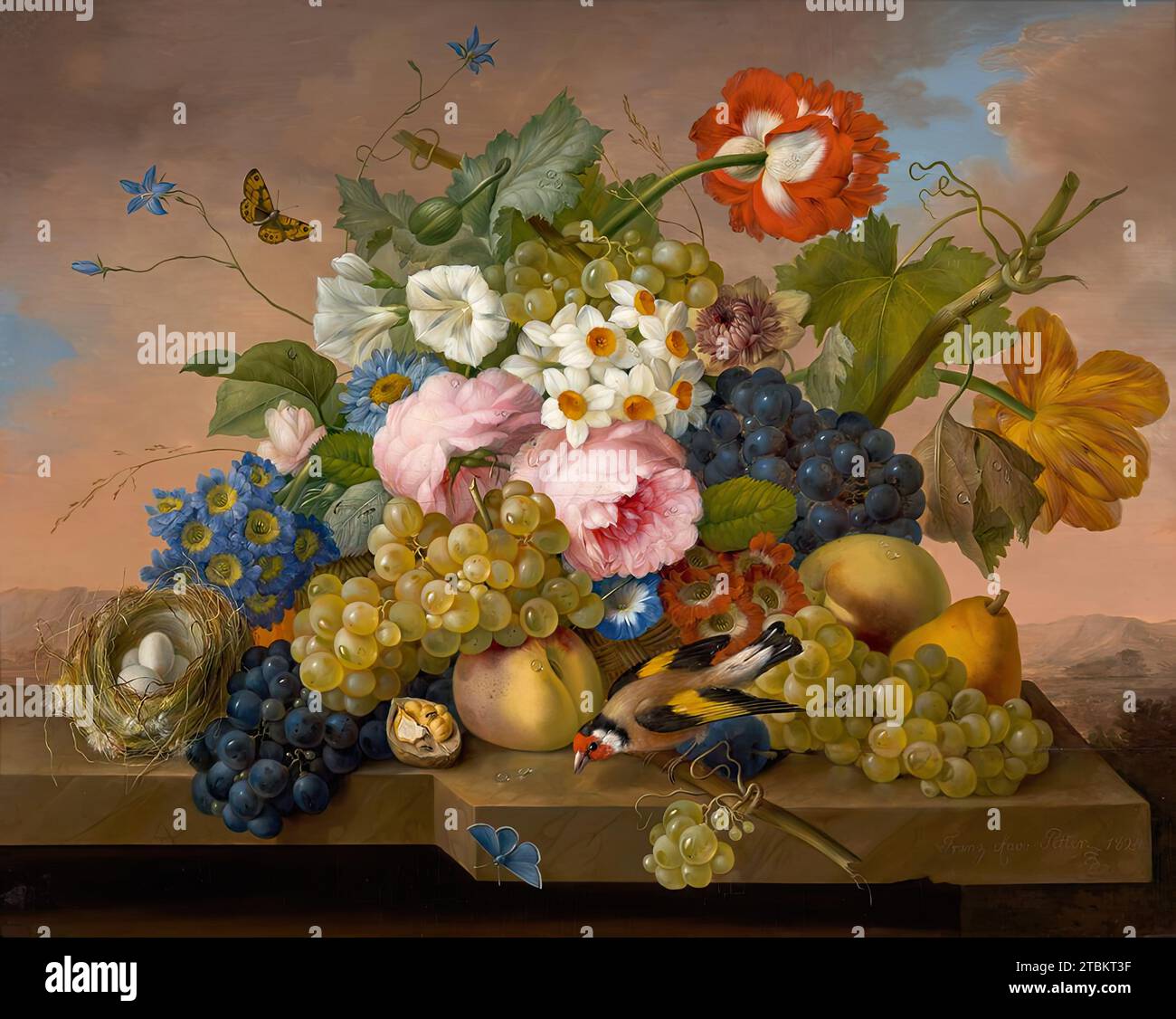 Flower still life with birds nest hi-res stock photography and images ...