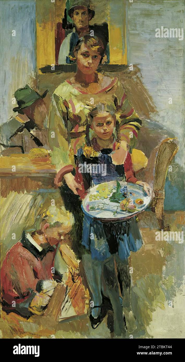 Isepp family portrait, 1927/1928. The Isepp family is shown with Hubert ...