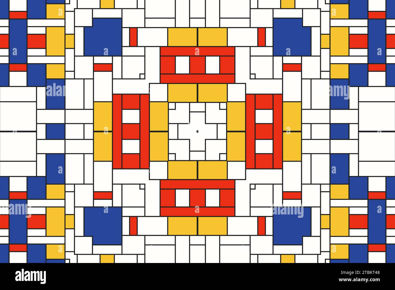 abstract digital art, symmetrical geometric colourful shapes colorful ...