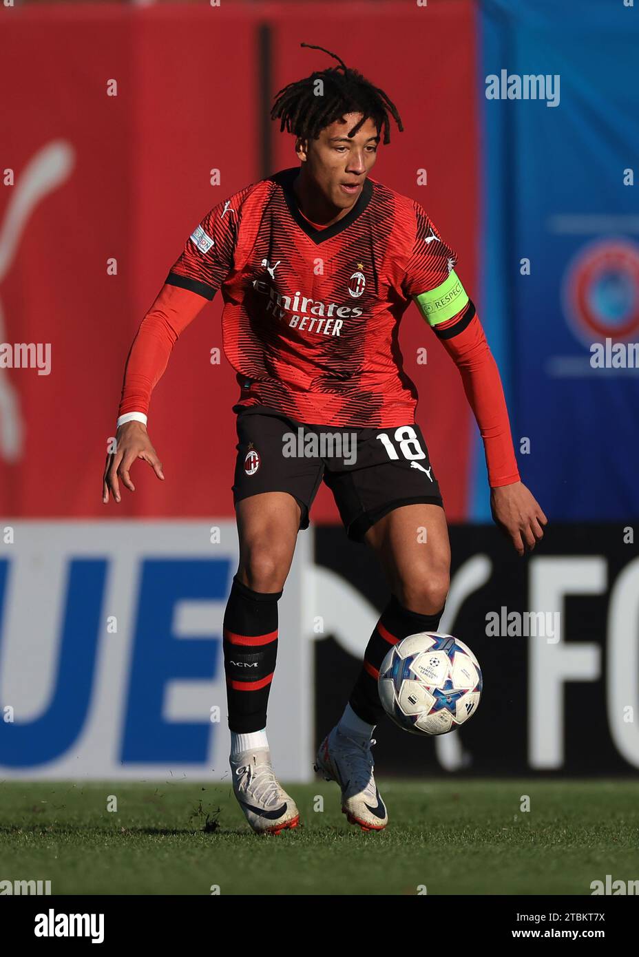 Milan, Italy. 28th Nov, 2023. Kevin Zeroli of AC Milan during the UEFA ...