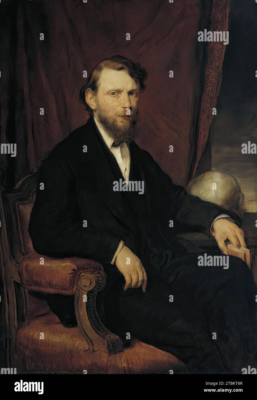 The doctor Professor Moriz Benedikt, 1876. Moriz (also Moritz) Benedict ...