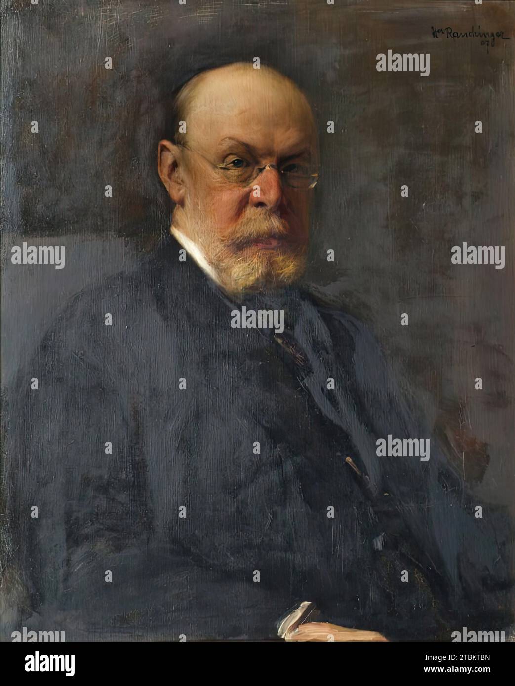 The section leader Alfred Ritter von Bernd, 1907. Alfred Ritter von ...