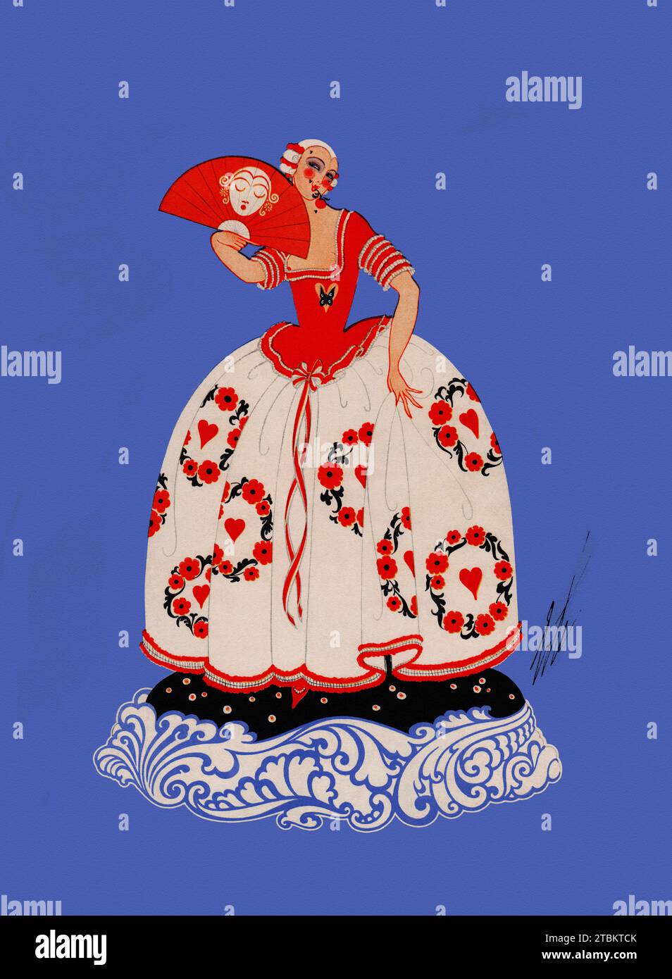 Cover art to the July 1925 Harper's Bazar magazine. Art by Romain de ...