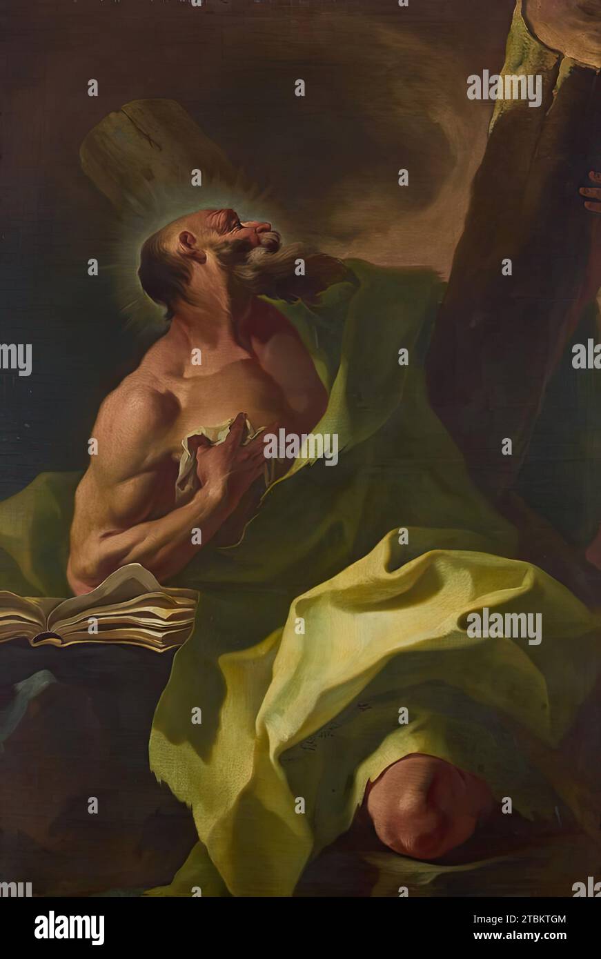 The Apostle Andrew, 1754. Only the signature discovered during a ...