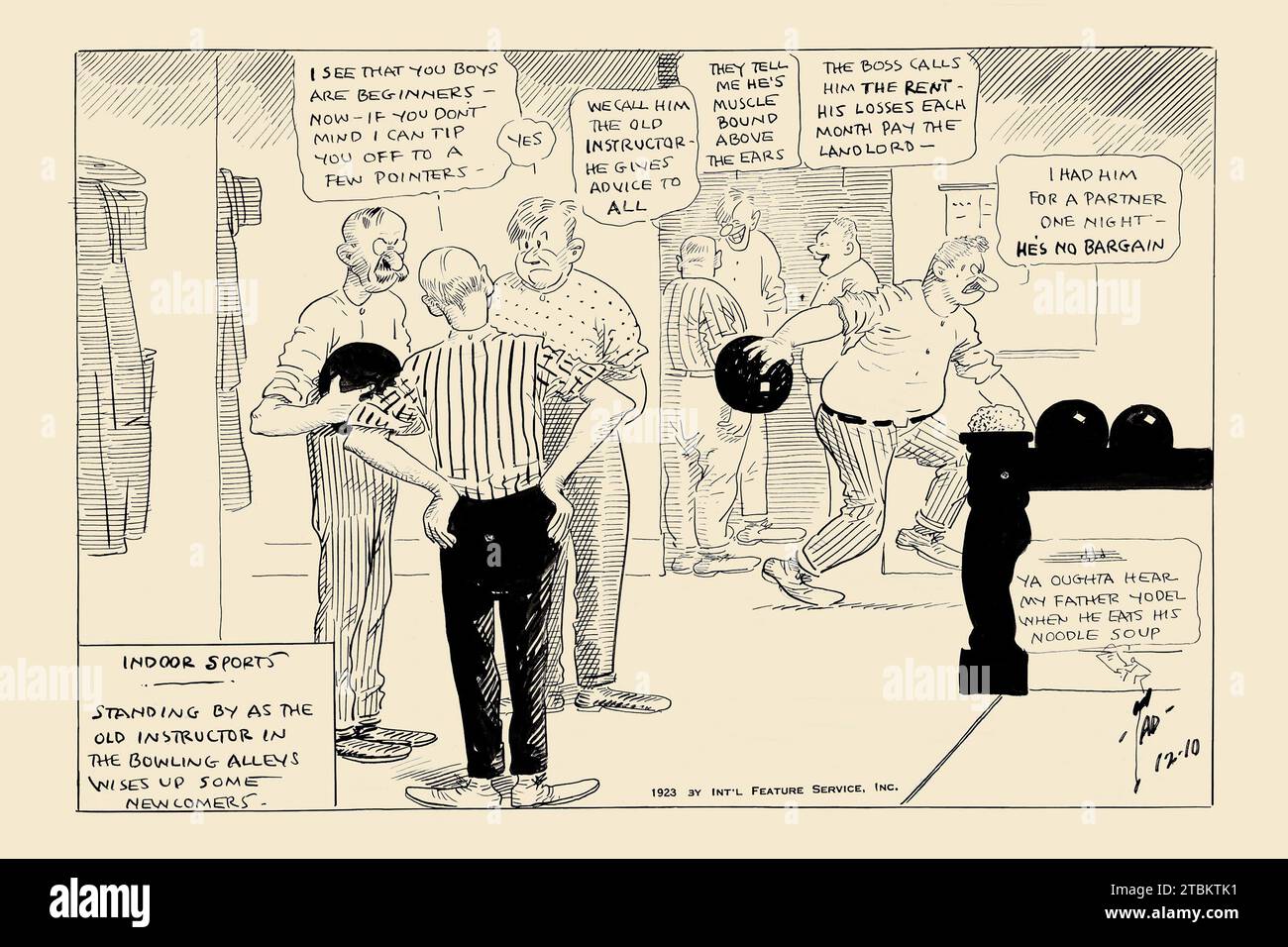 "Thomas ""Tad"" Dorgan Indoor Sports Daily Single-Panel Comic Strip ...