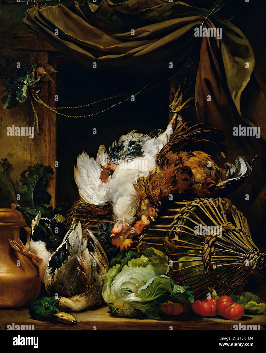 Still life with dead poultry hi-res stock photography and images - Alamy