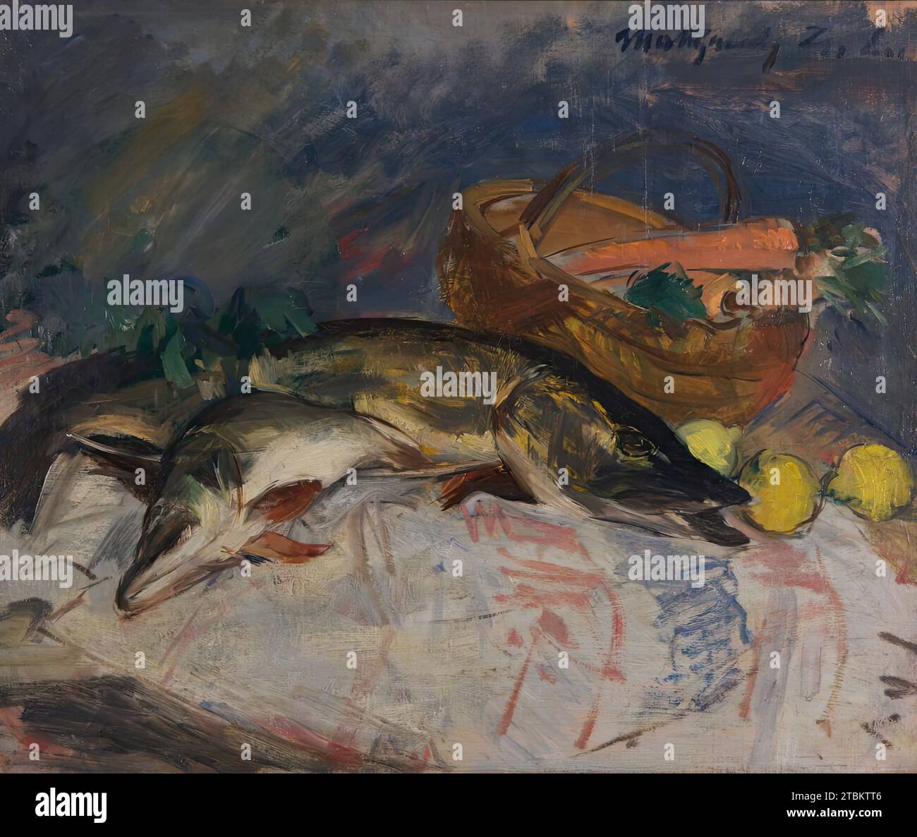 Fish still life depiction hi-res stock photography and images - Alamy