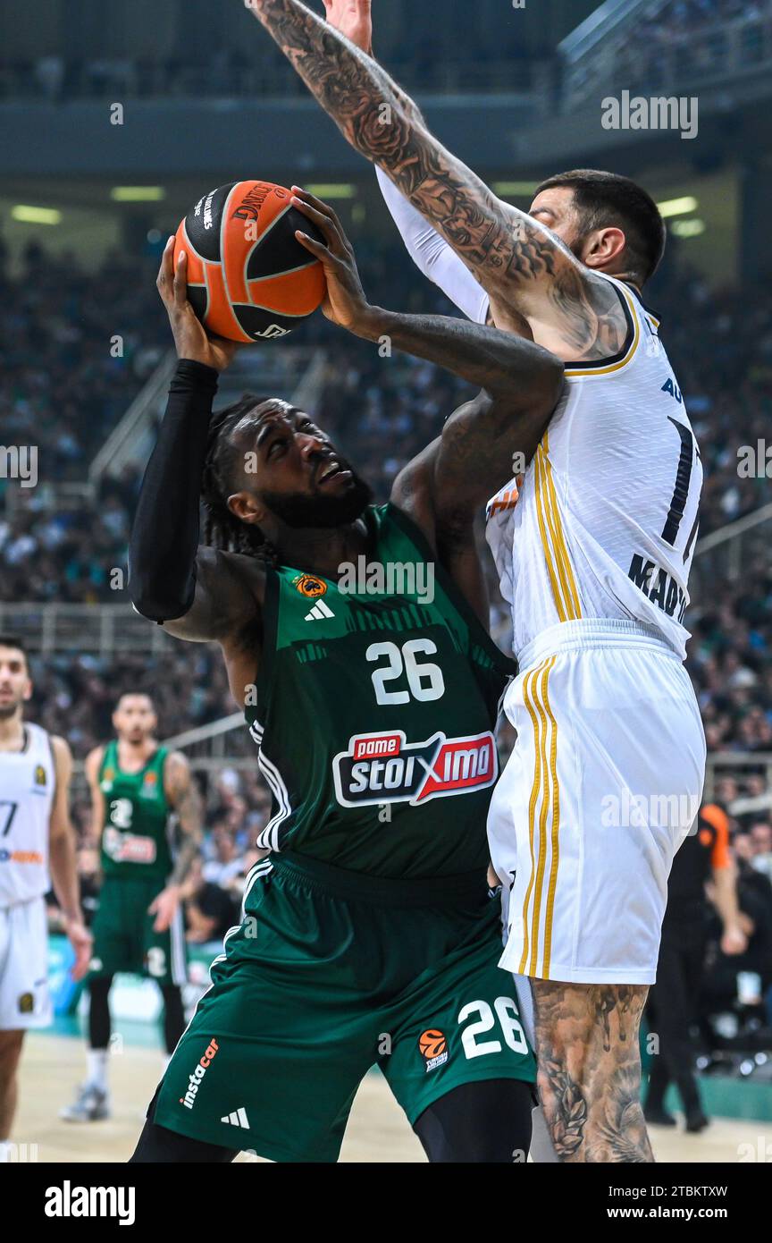 Athens, Greece. 07th Dec, 2023. 26 Mathias Lessort of Panathinaikos ...