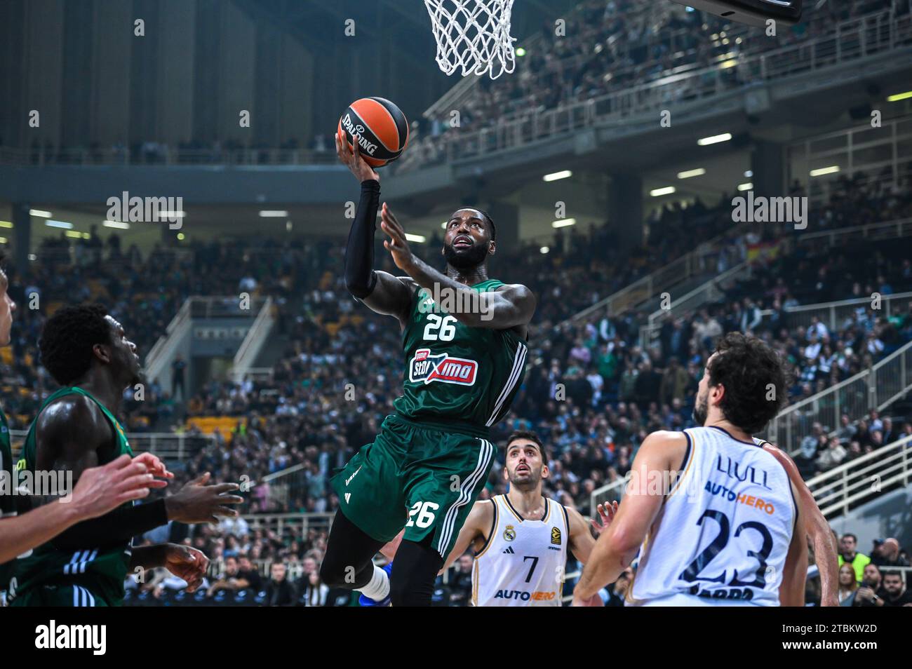 Athens, Greece. 07th Dec, 2023. 26 Mathias Lessort of Panathinaikos ...