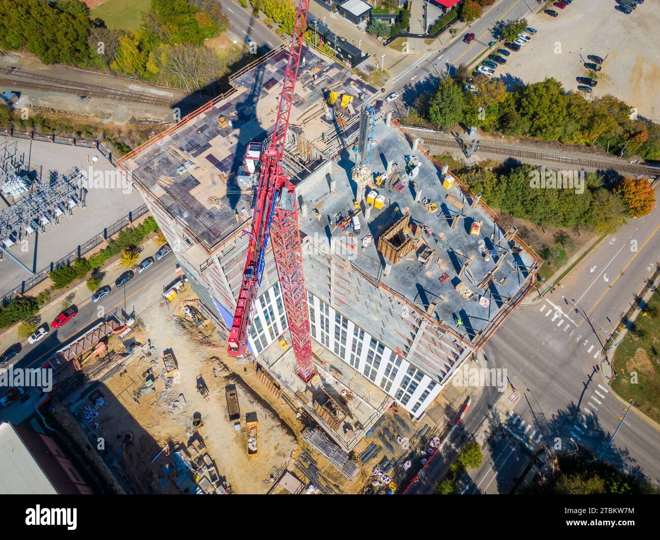 Drone images of raleigh skyline hi-res stock photography and images - Alamy