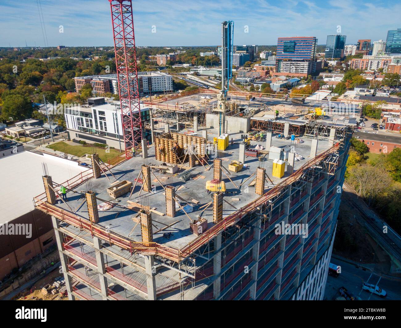 Drone images of raleigh skyline hi-res stock photography and images - Alamy