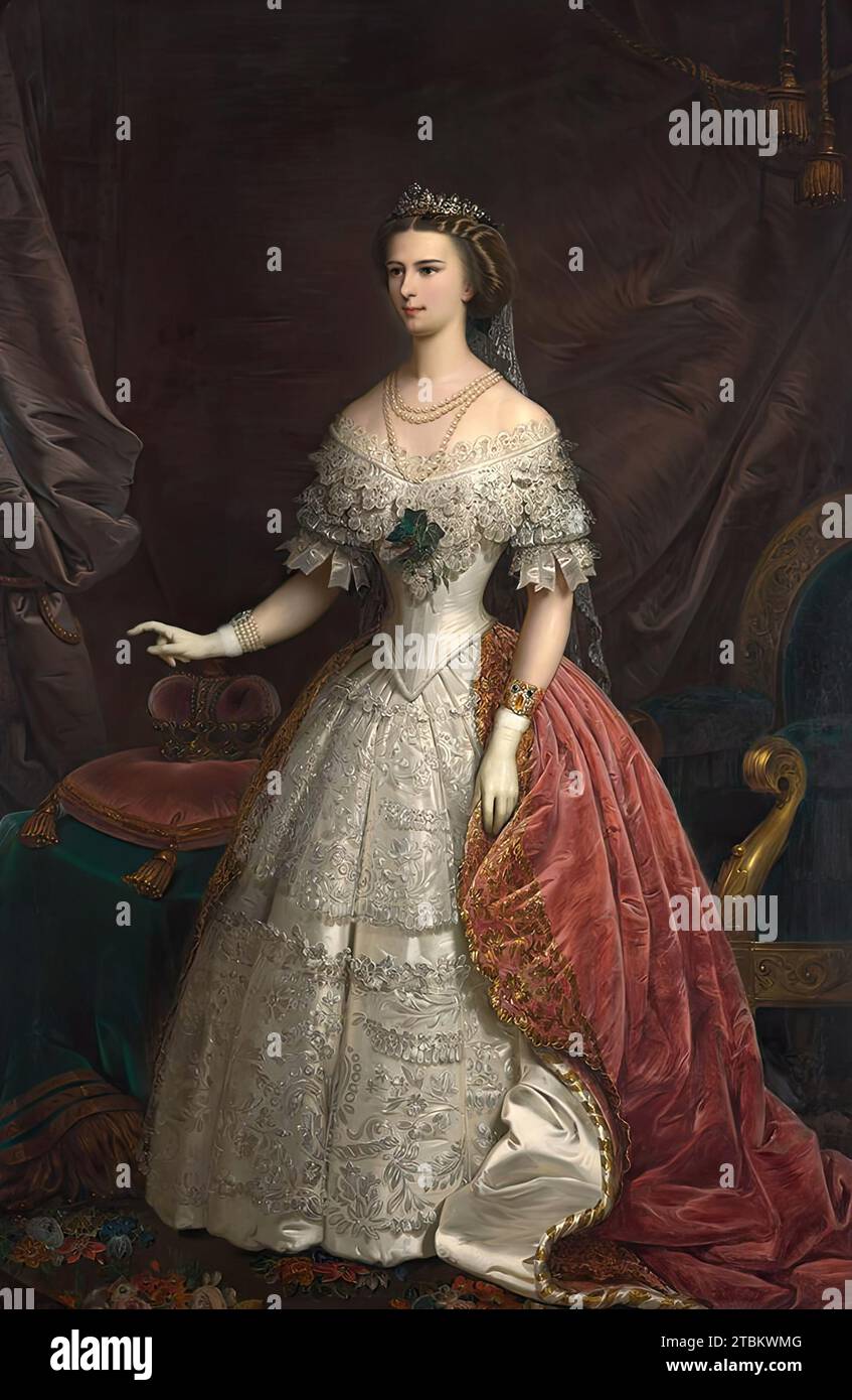 Empress Elizabeth, 1869 Stock Photo - Alamy