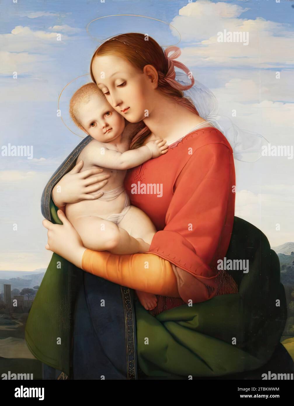 Madonna and child, 1821 Stock Photo - Alamy