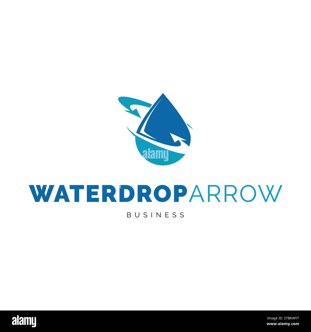 Water drop arrow icon logo design inspiration Stock Vector Image & Art ...