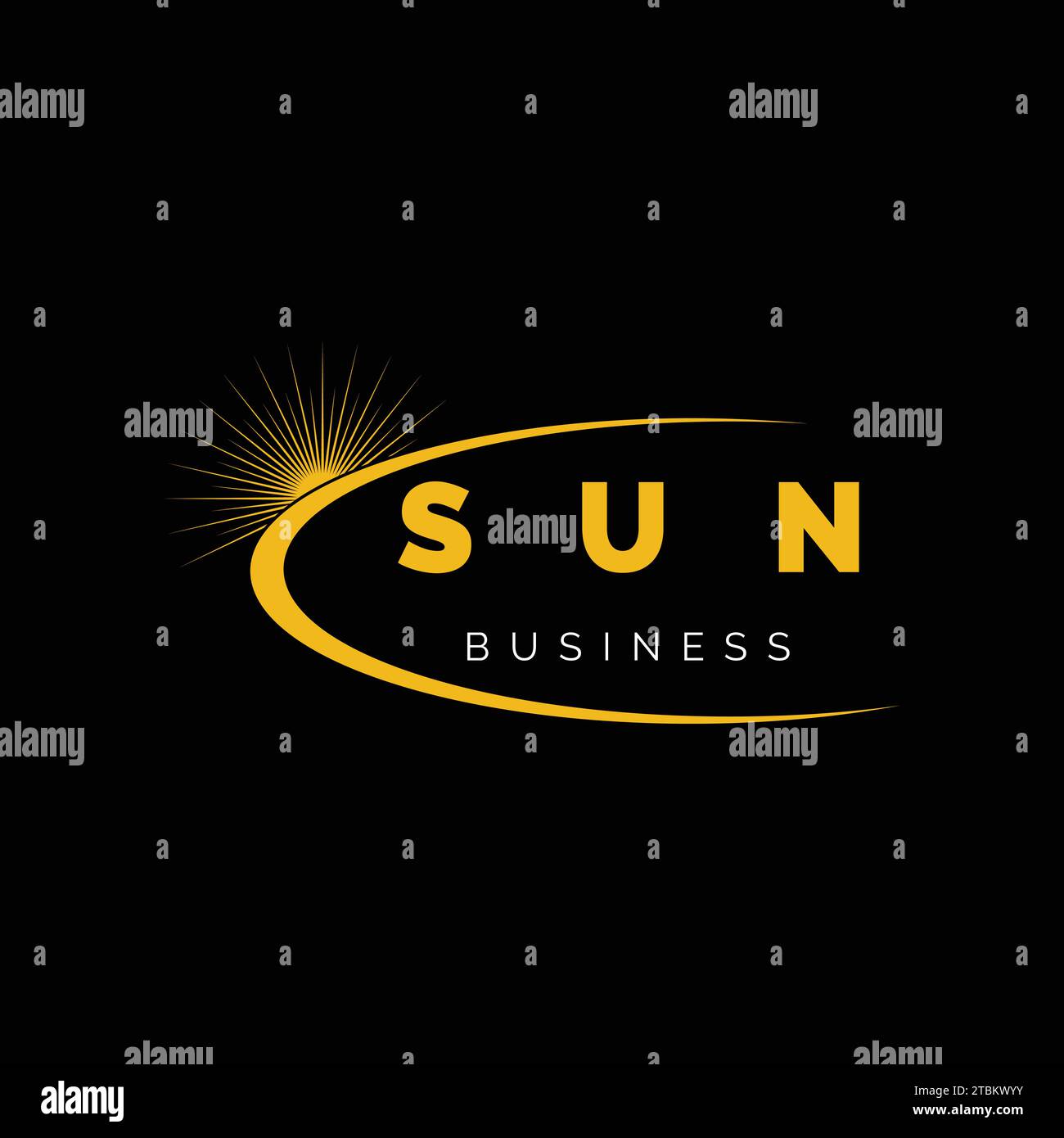 Sun Icon Logo Design Template Stock Vector Image & Art - Alamy