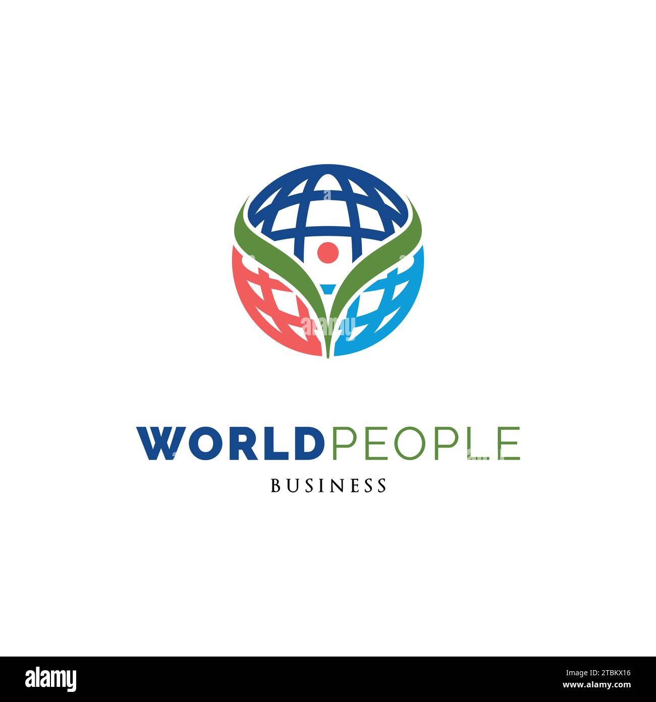 World People Icon Logo Design Template Stock Vector Image & Art - Alamy