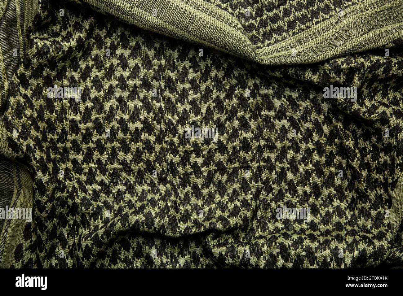 Keffieh scarf. The texture of the cotton traditional symbolic arabian ...