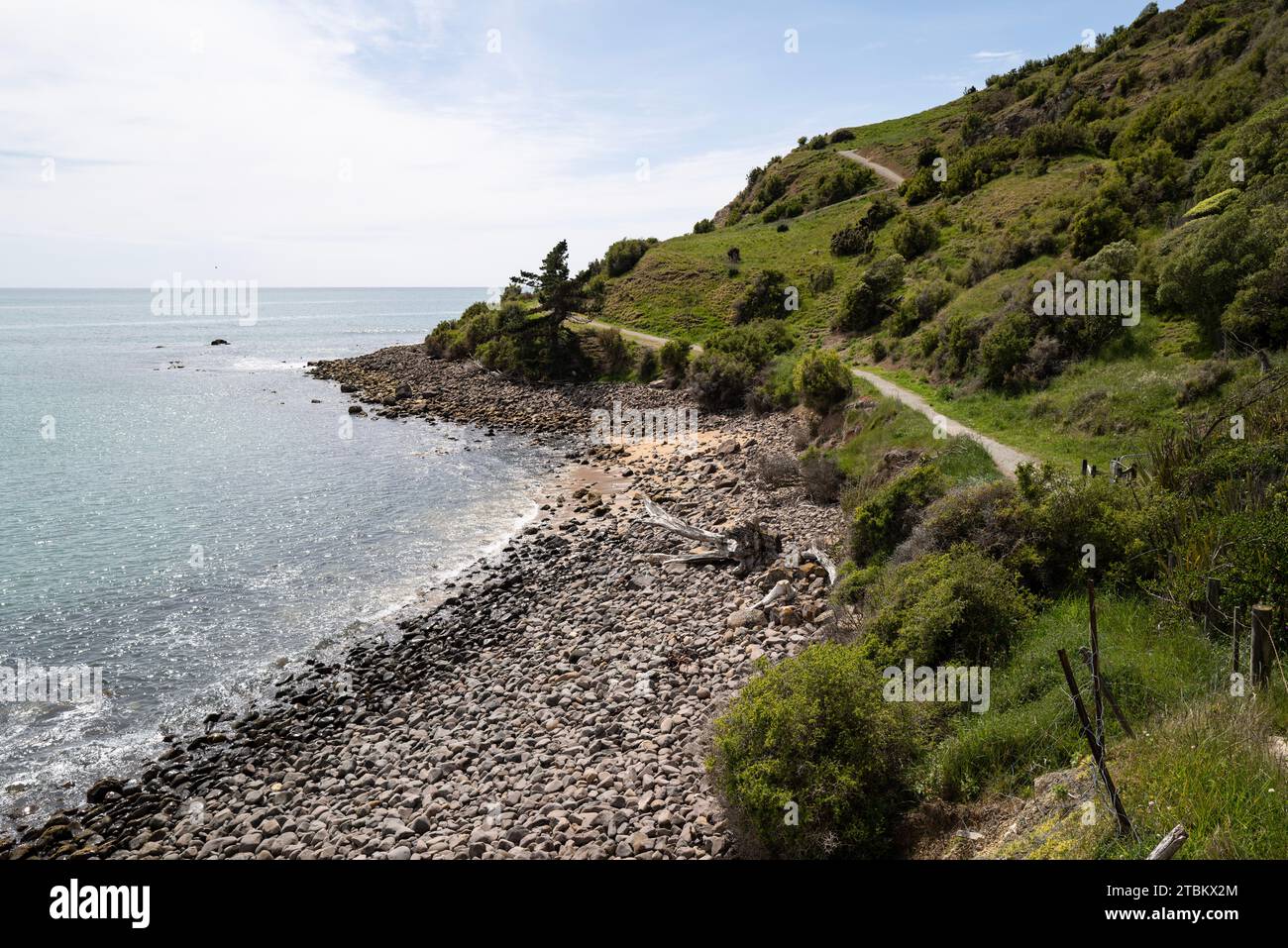 Road trip around the South Island of New Zealand. Moeraki BVillage ...