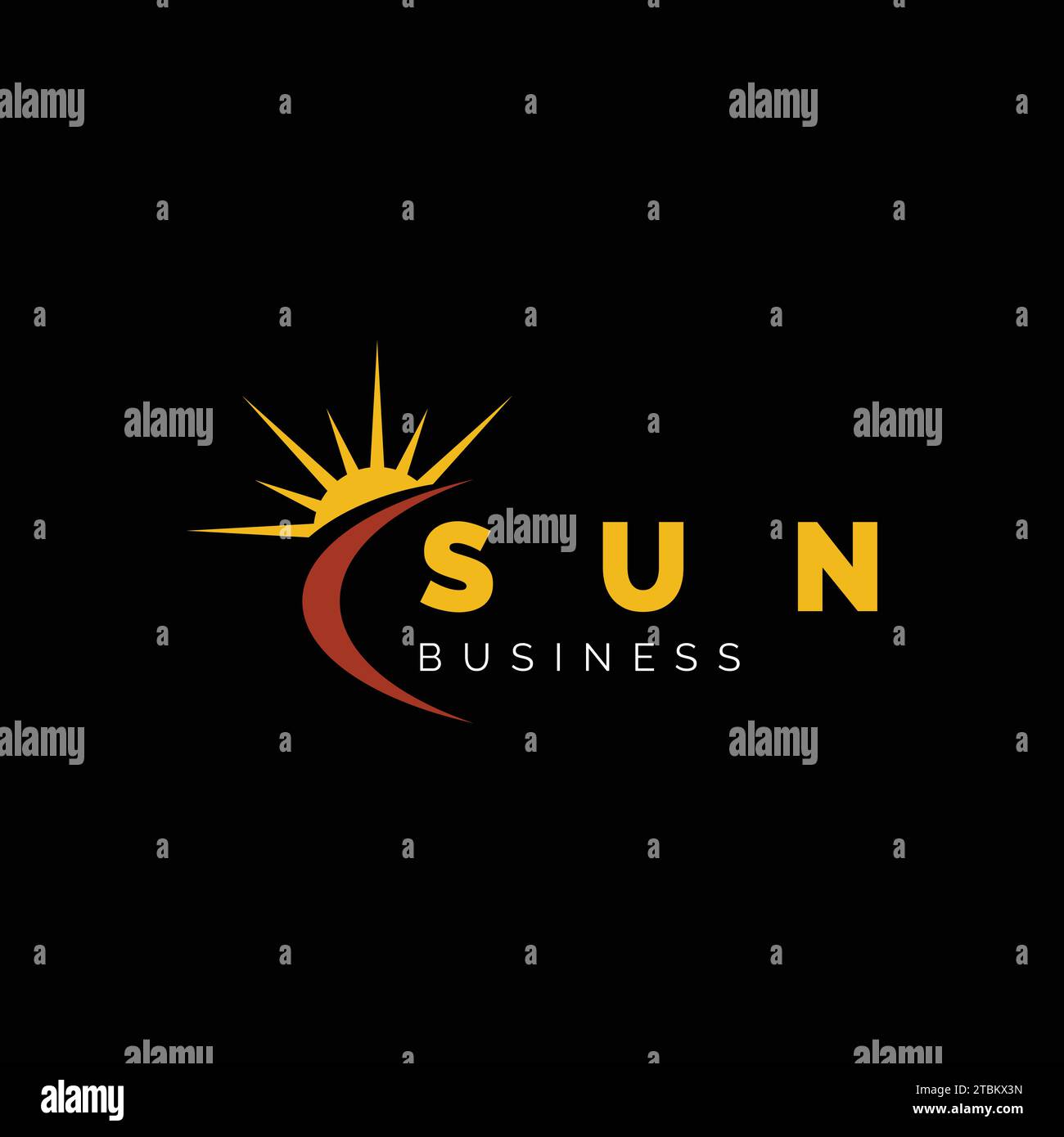Sun Icon Logo Design Template Stock Vector Image & Art - Alamy