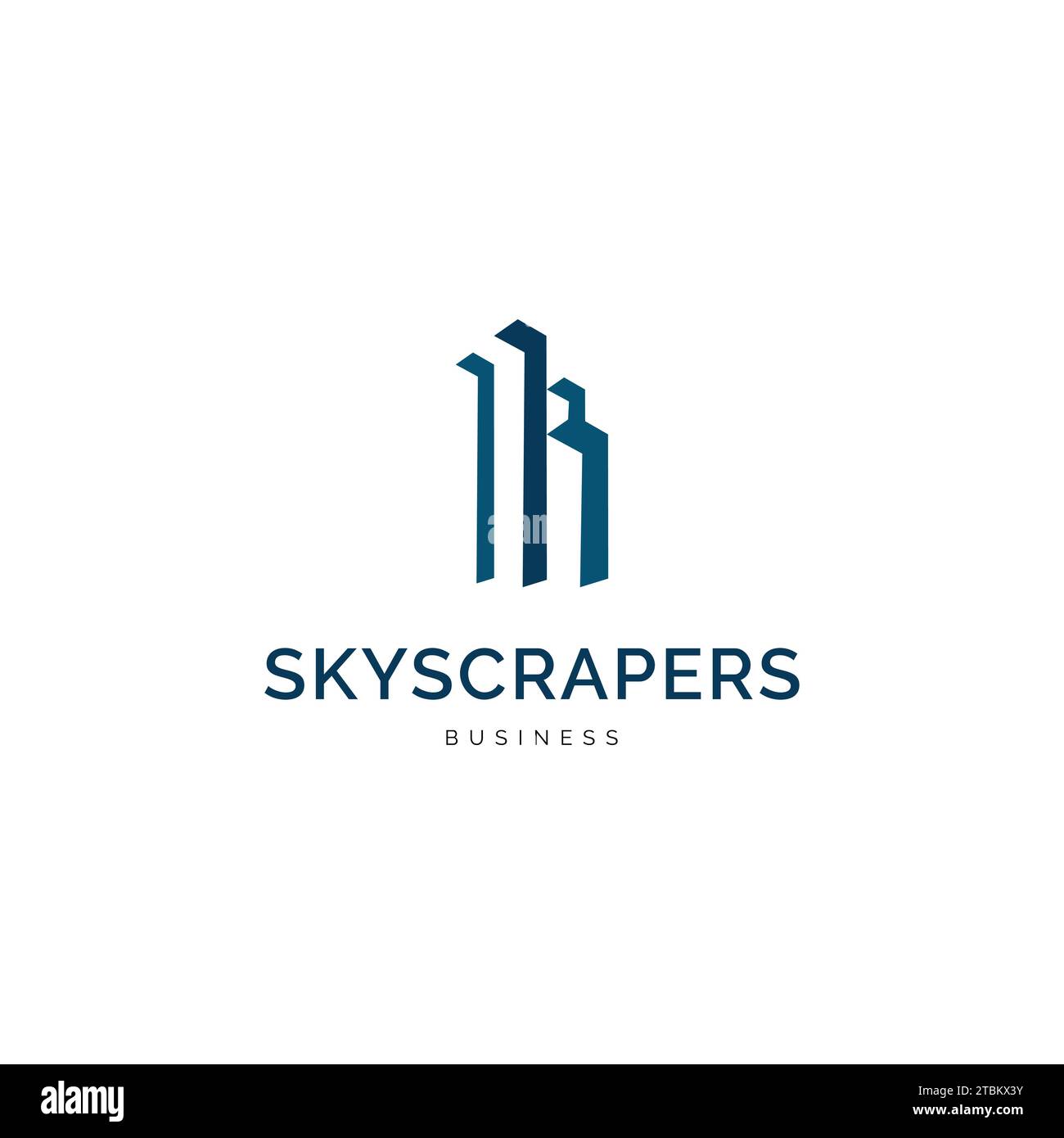 Skyscrapers icon logo design inspiration Stock Vector Image & Art - Alamy