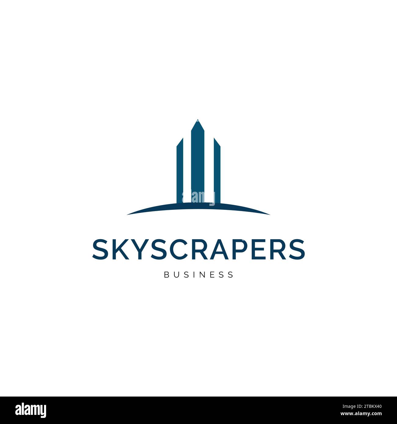 Skyscrapers icon logo design inspiration Stock Vector Image & Art - Alamy