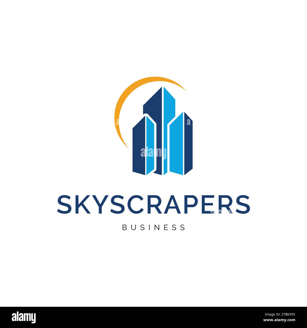 Skyscrapers icon logo design inspiration Stock Vector Image & Art - Alamy