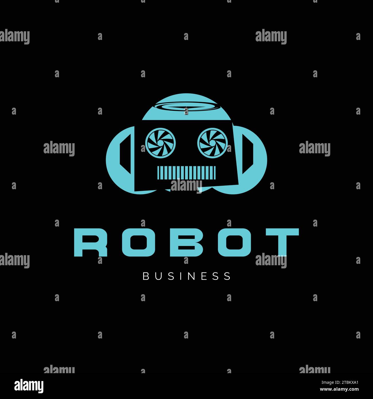 Robot icon logo design inspiration Stock Vector Image & Art - Alamy