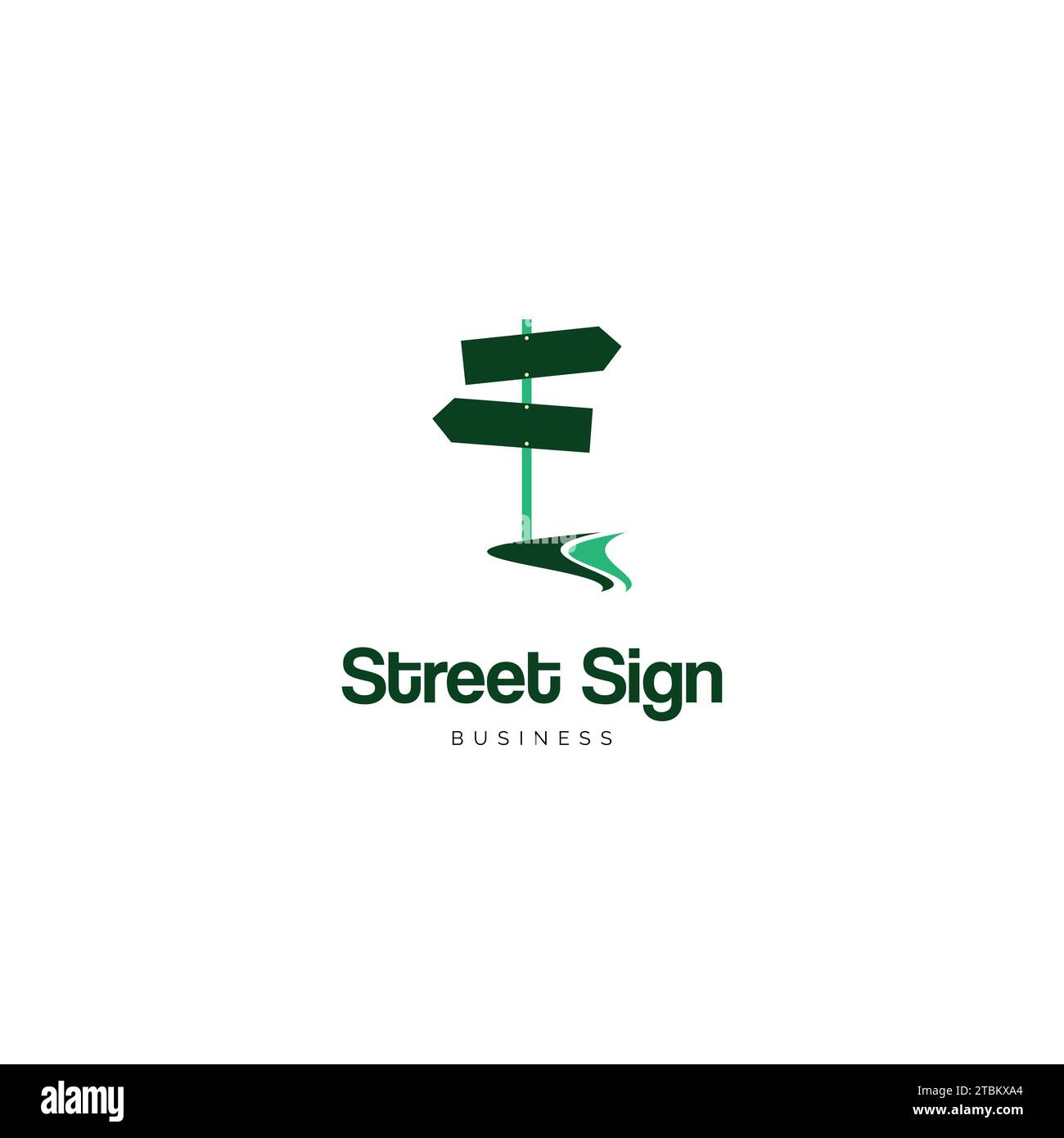 Street sign icon logo design inspiration Stock Vector Image & Art - Alamy