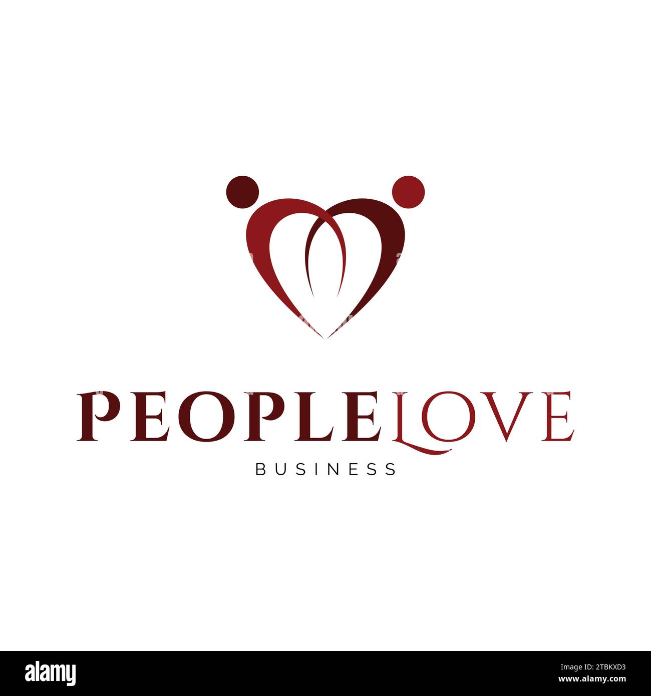 People love icon logo design inspiration Stock Vector Image & Art - Alamy
