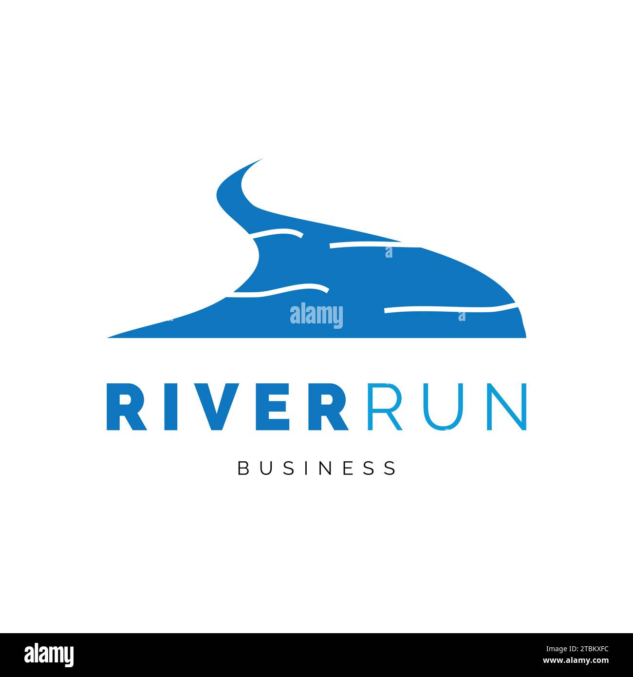 River run icon logo design inspiration Stock Vector Image & Art - Alamy